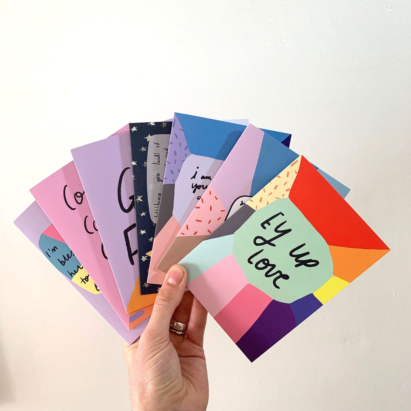 Ey Up Love card – Nicola Rowlands