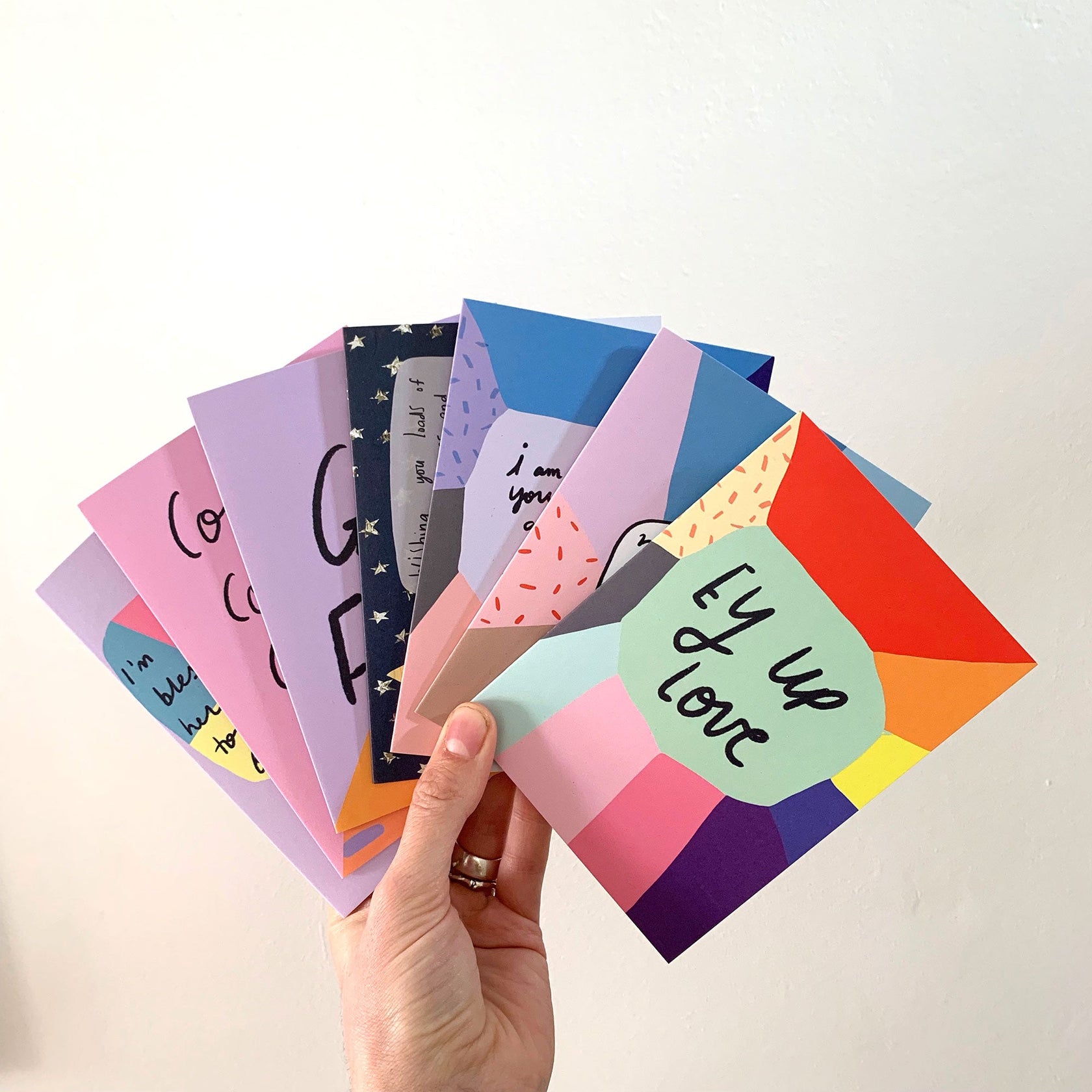 Ey Up Love card – Nicola Rowlands